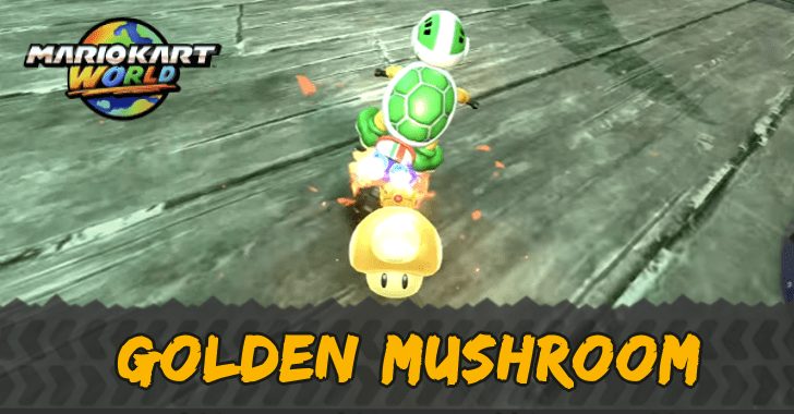 Golden Dash Mushroom Item Effect | Mario Kart World｜Game8