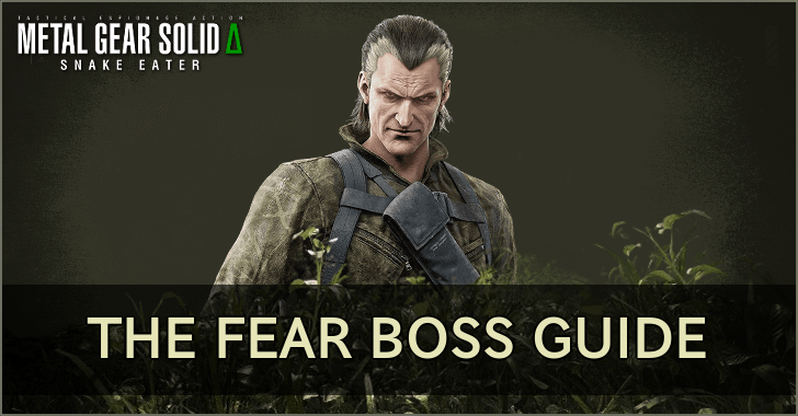 How to Beat the Fear | Metal Gear Solid Delta Snake Eater (MGS3 Remake ...