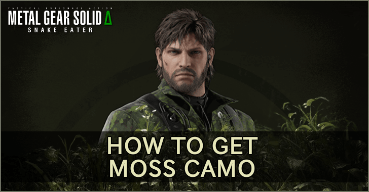 How to Get Moss Camo (The End Camo) | Metal Gear Solid Delta Snake ...