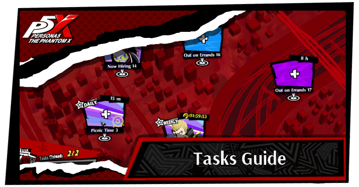 Tasks Guide | Persona 5: The Phantom X (P5X)｜Game8
