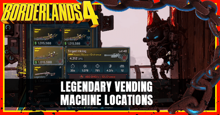 Legendary Vending Machine Locations | Borderlands 4｜Game8