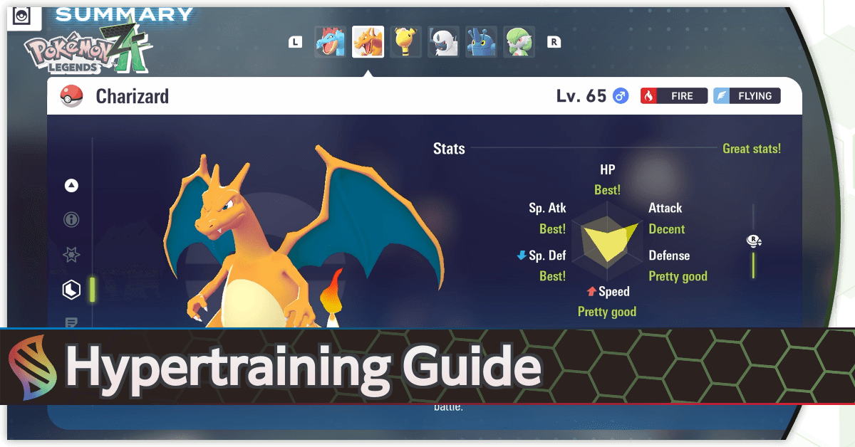 Hyper Training Guide: How to Increase IVs | Pokemon Legends: Z-A｜Game8
