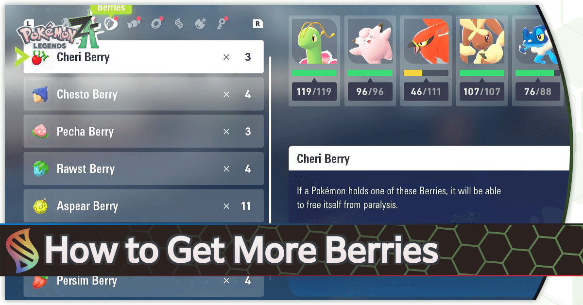 How to Get More Berries | Pokemon Legends: Z-A｜Game8