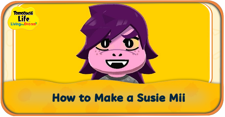 Susie Mii Guide: How to Make Susie from Deltarune | Tomodachi Life ...
