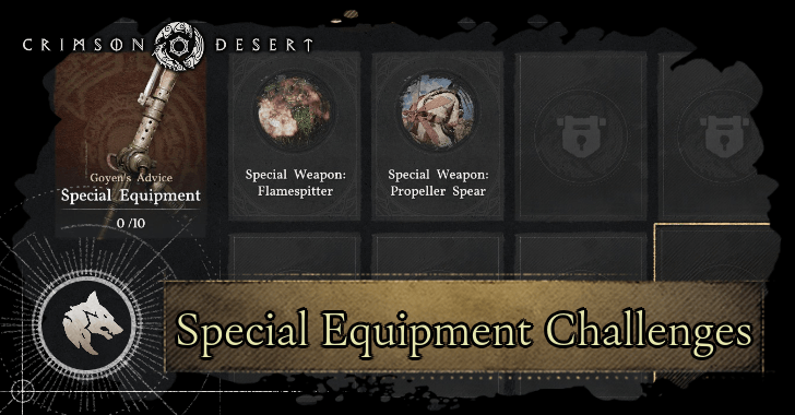 Special Equipment Challenges | Crimson Desert｜Game8