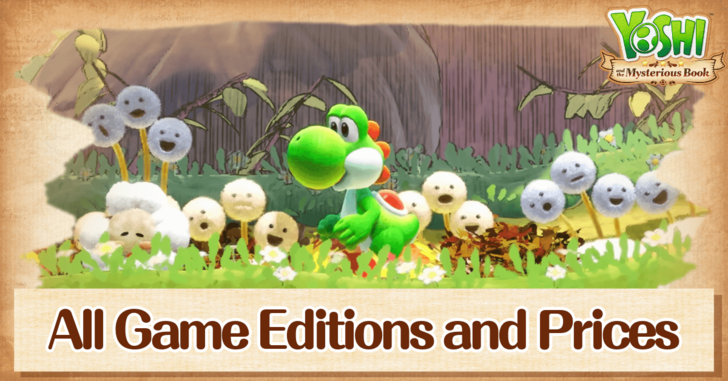 All Game Editions and Prices | Yoshi and the Mysterious Book｜Game8