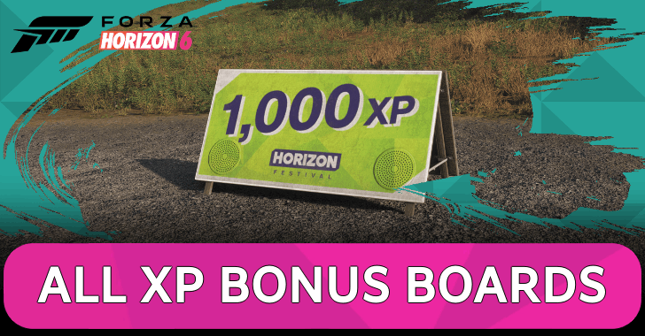 All XP Bonus Board Locations and Map | Forza Horizon 6 (FH6)｜Game8