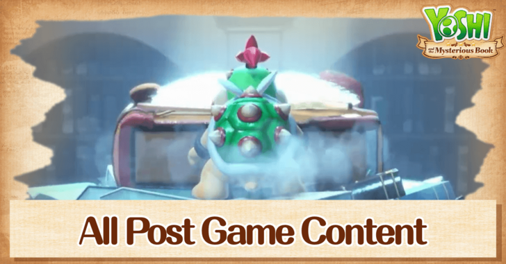 All Post Game Content | Yoshi and the Mysterious Book｜Game8