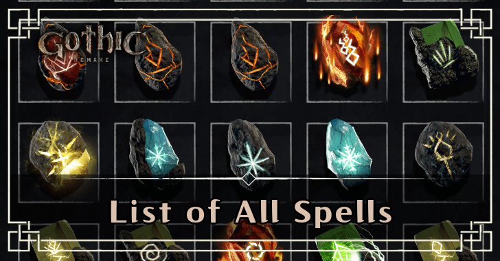 List of All Magic Spells | Gothic 1 Remake｜Game8